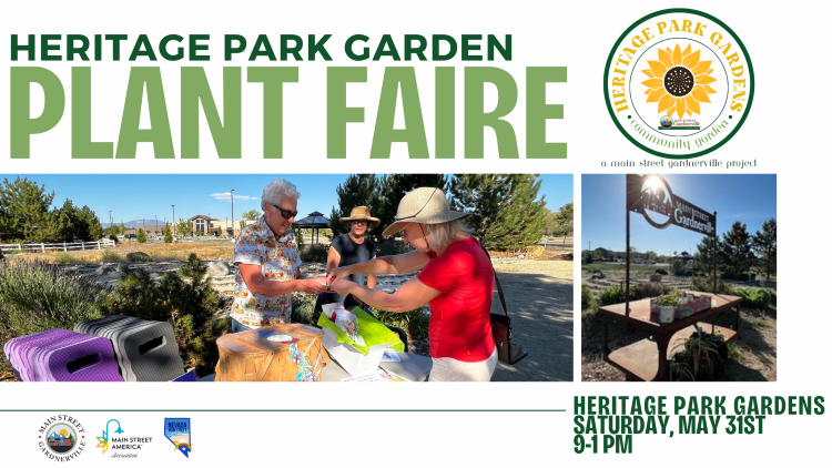 Heritage Park Garden Annual Plant Faire - Carson Valley, Nevada | Genoa ...
