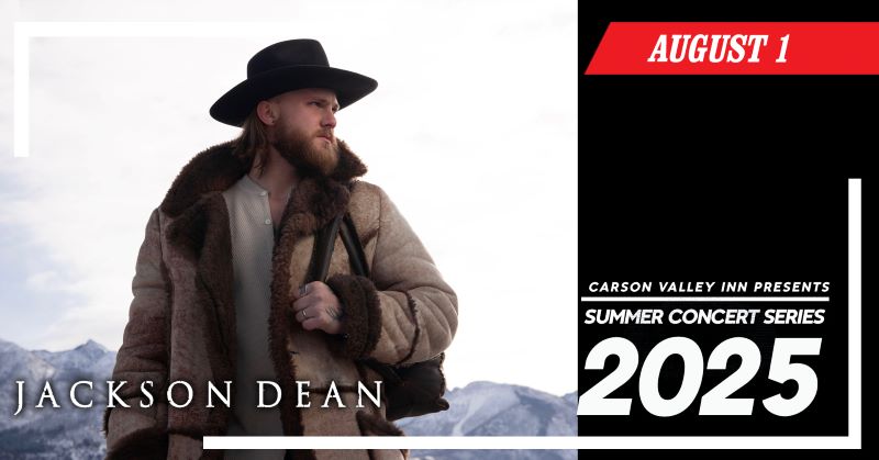 Jackson Dean at TJ's Corral - Carson Valley Inn Summer Concert Series ...