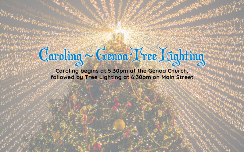 Genoa Christmas Tree Lighting - Carson Valley, Nevada | Genoa ...