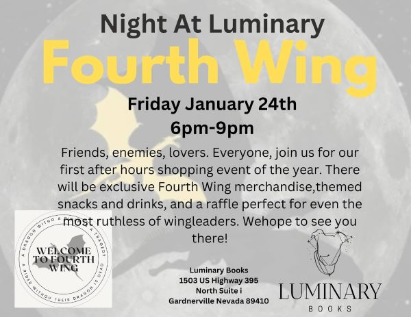 Night at Luminary: Fourth Wing - Carson Valley, Nevada | Genoa ...
